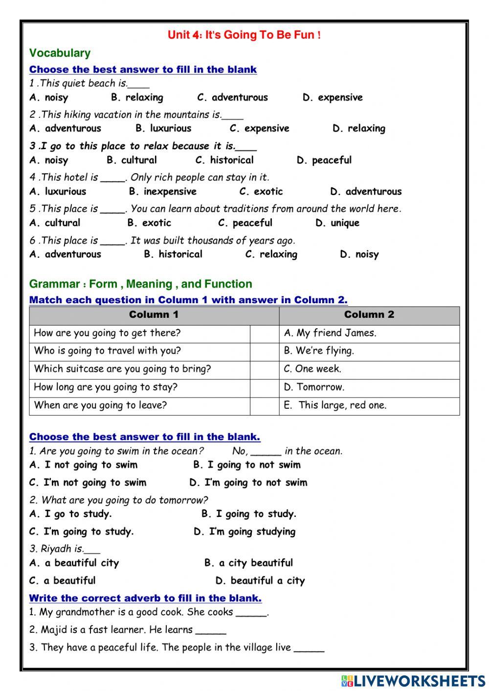 Revision Super Goal 4 5339863 | teachersoo | Live