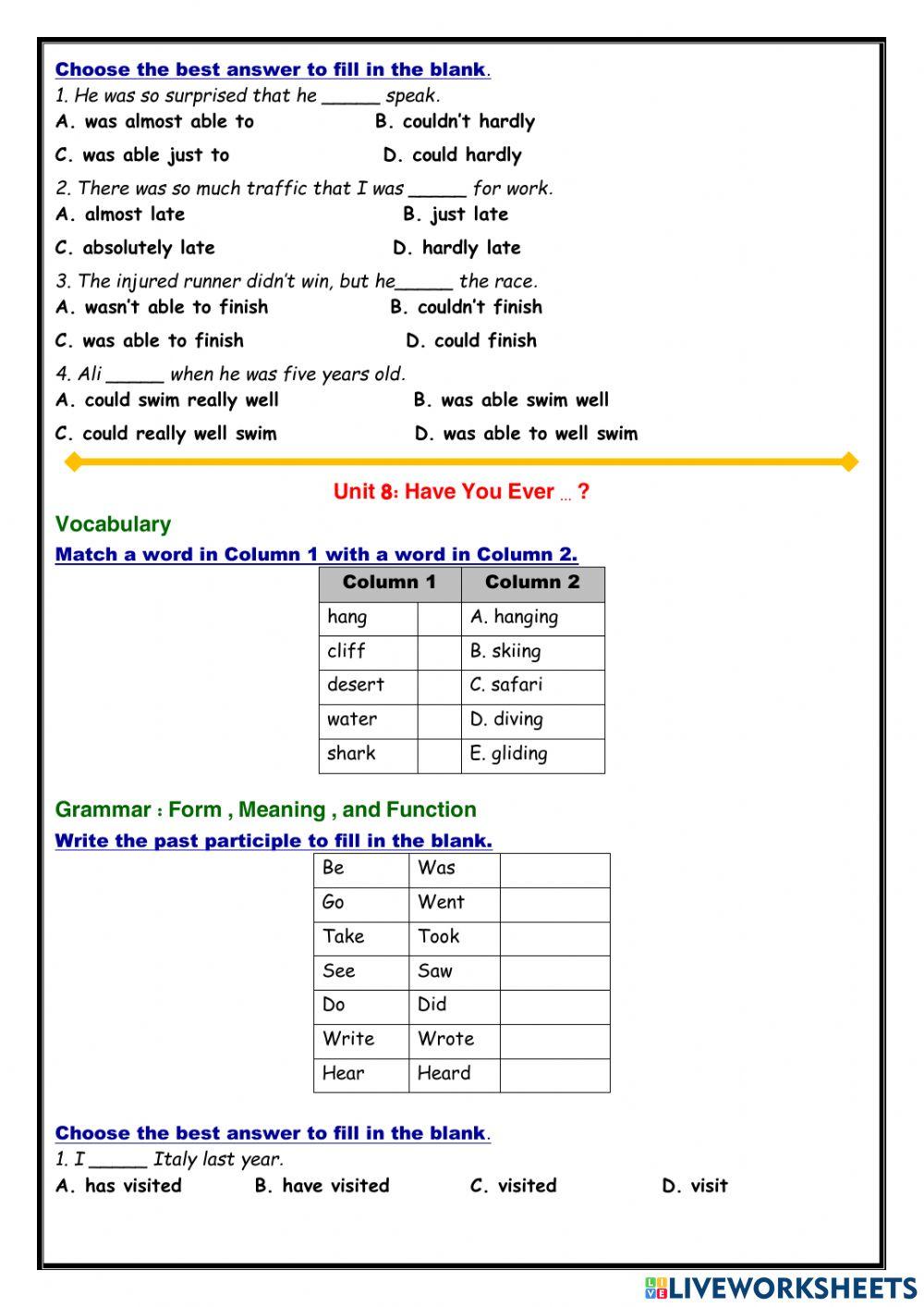 Revision Super Goal 4 5339863 | teachersoo | Live