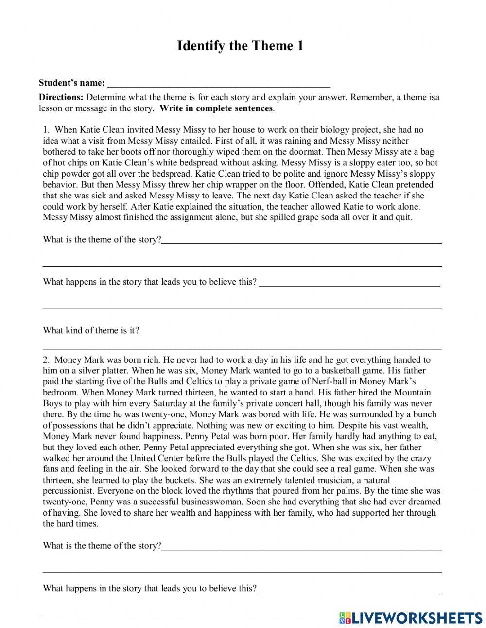 2058240 | Theme | Belkis Martínez Meza | LiveWorksheets