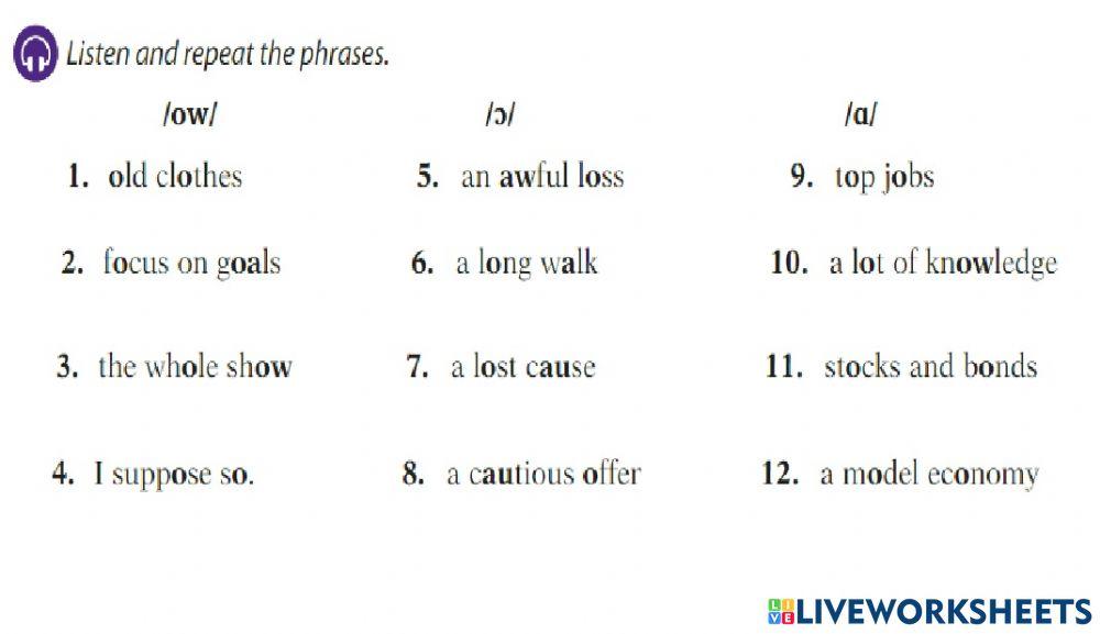 AP1 unit 8 page 38 ex1 worksheet | Live Worksheets