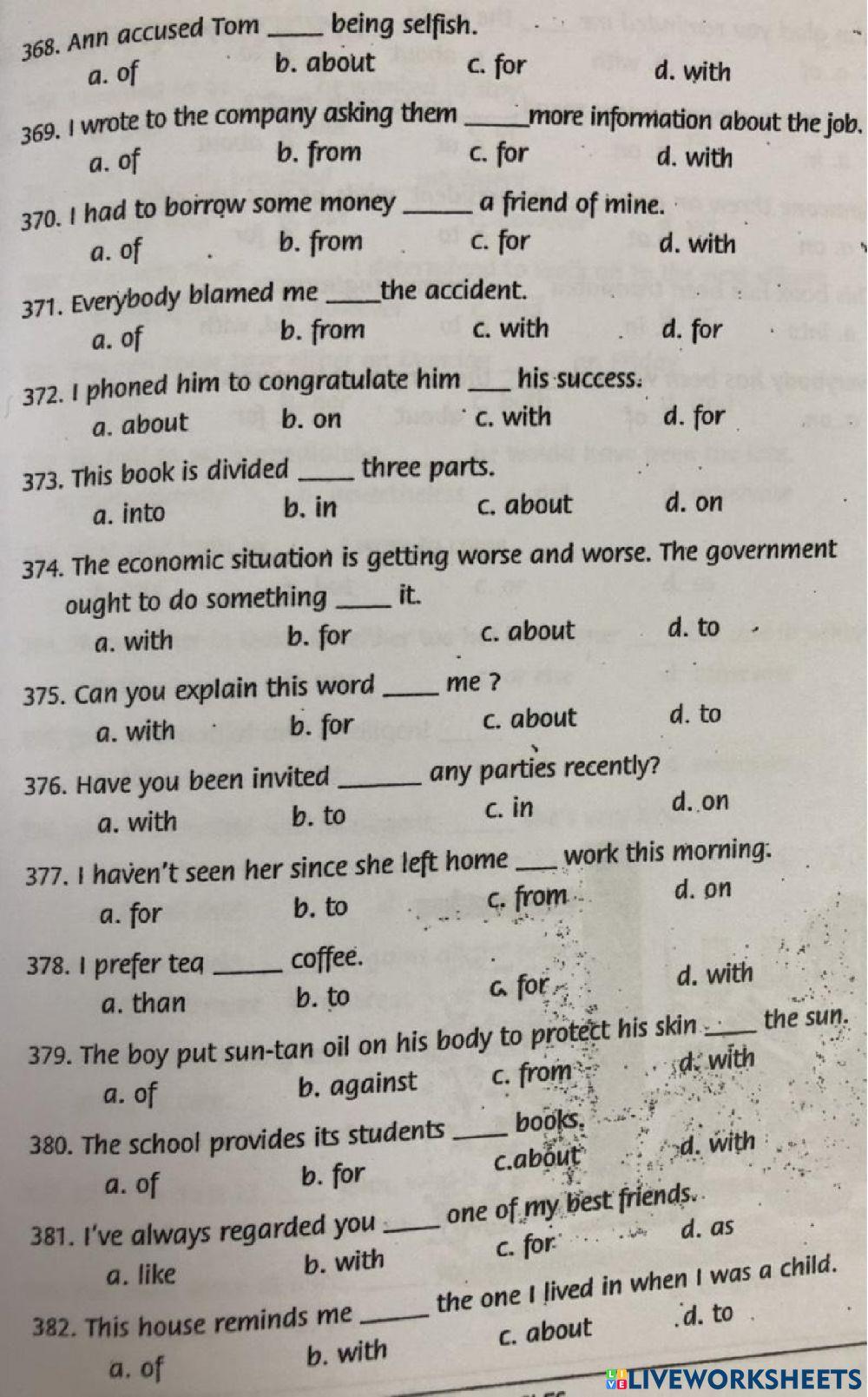 12.gioitu worksheet | Live Worksheets