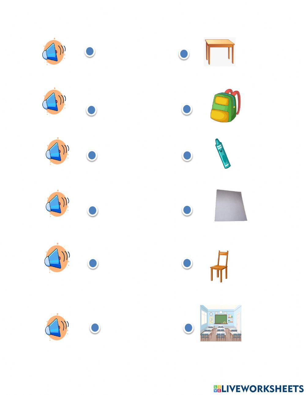 School things | Nguyễn Thị Vân Anh | Live Worksheets