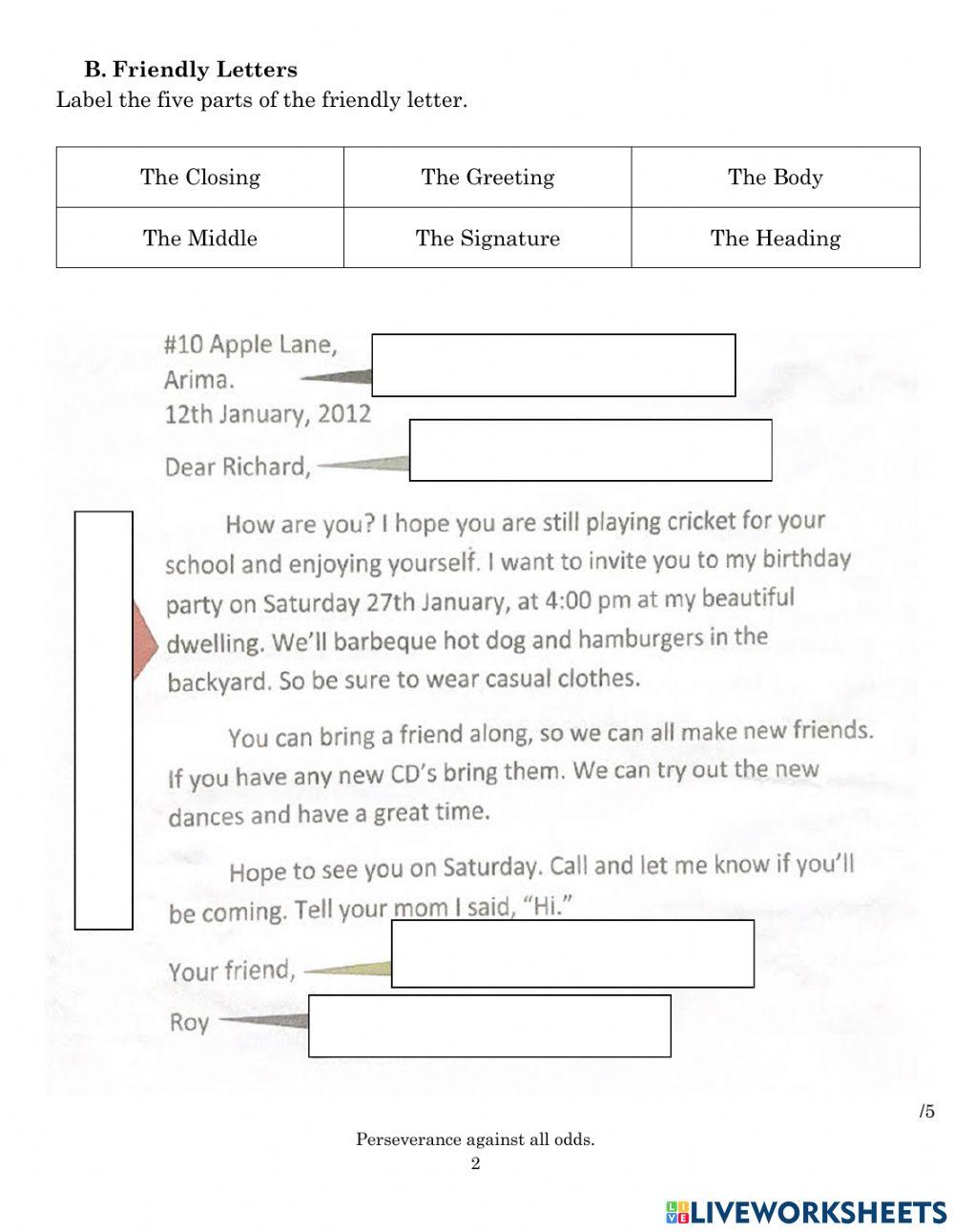 End position worksheet | Live Worksheets