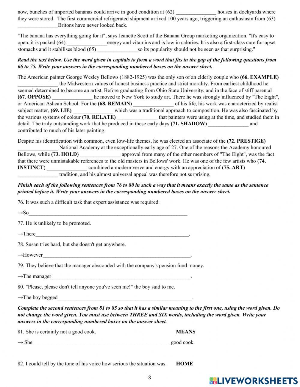 CSP 2022 online exercise for | Live Worksheets