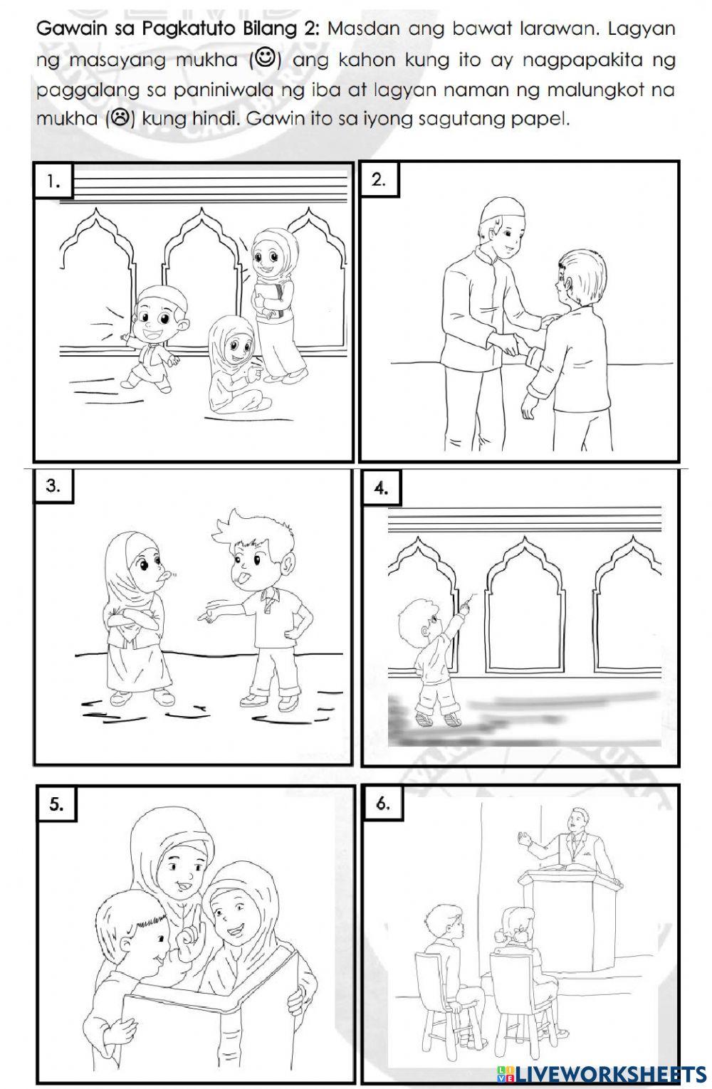 Paggalang sa pa… | Free Interactive Worksheets | 2068678