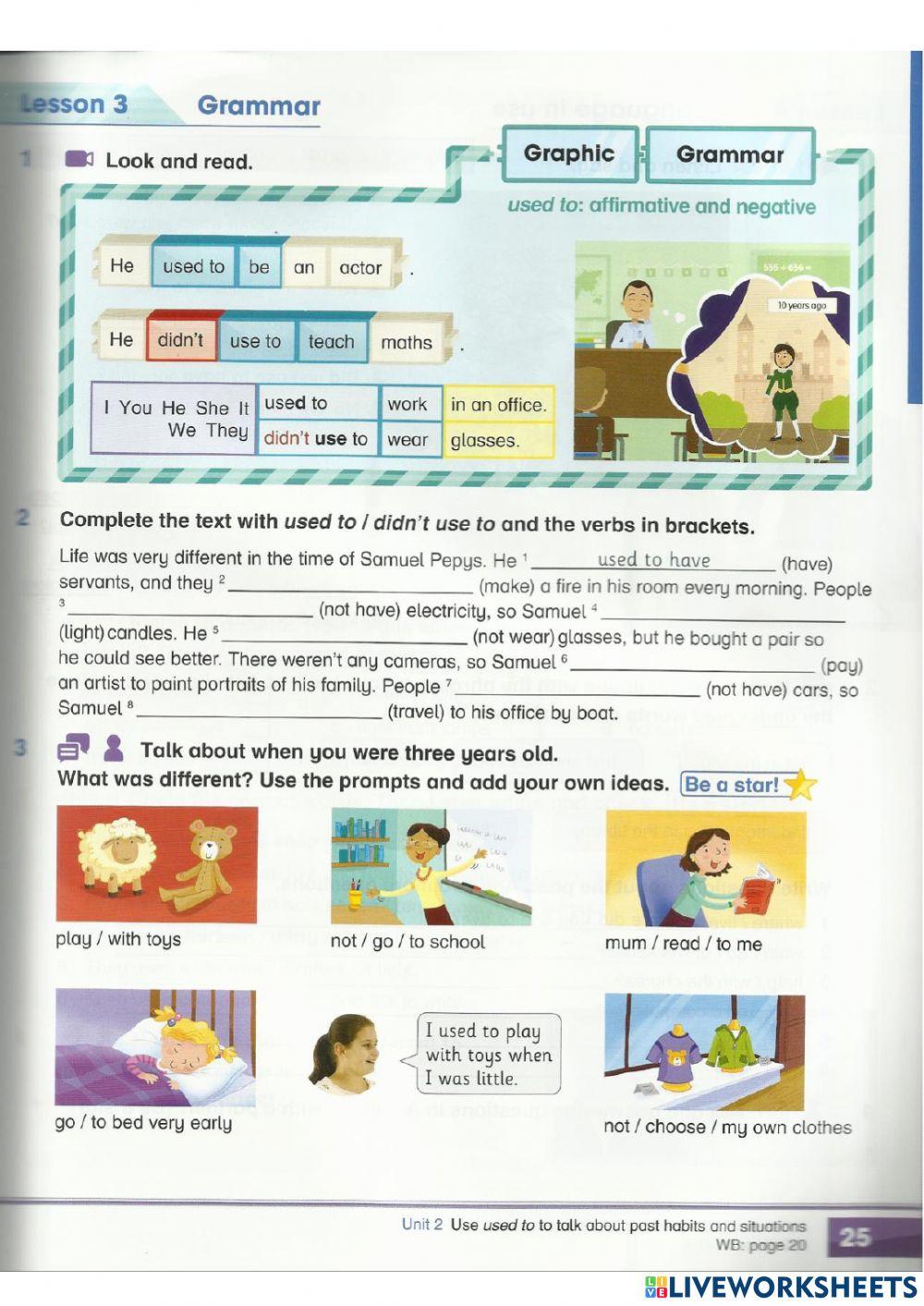 Year 6 Unit 2 G… | Free Interactive Worksheets | 2069331