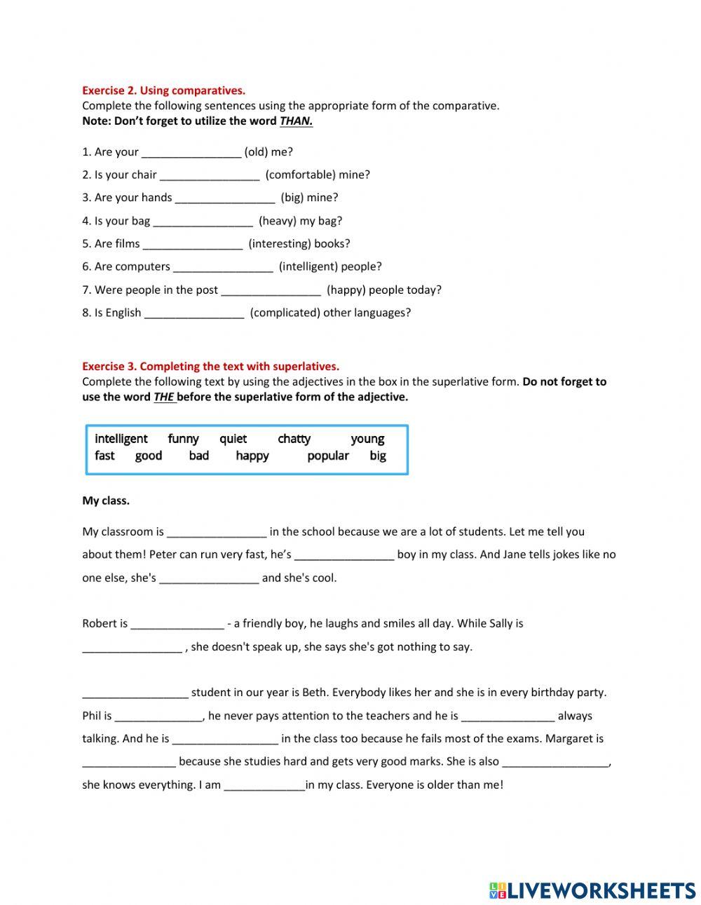 7th grade final exam worksheet | Live Worksheets