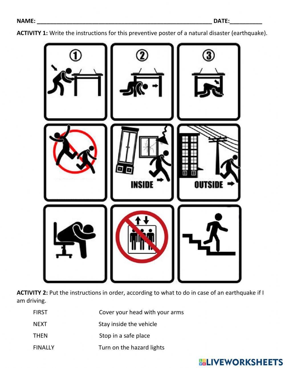 what-to-do-in-case-of-an-earthquake-online-exercise-for-live-worksheets