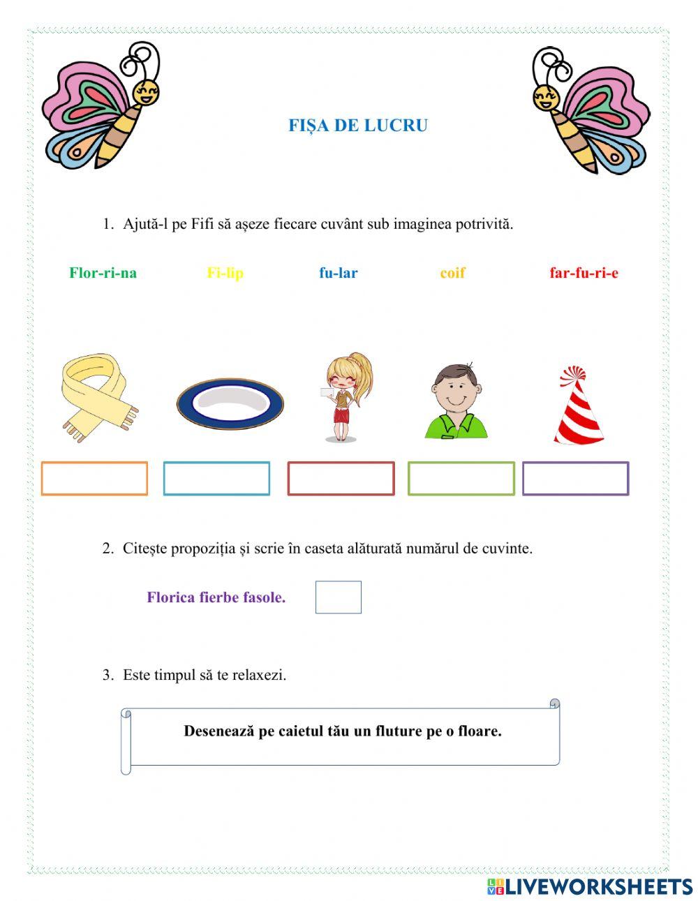 Sunetul f și literele f și F 2071920 | Georgiana_Cioaca20