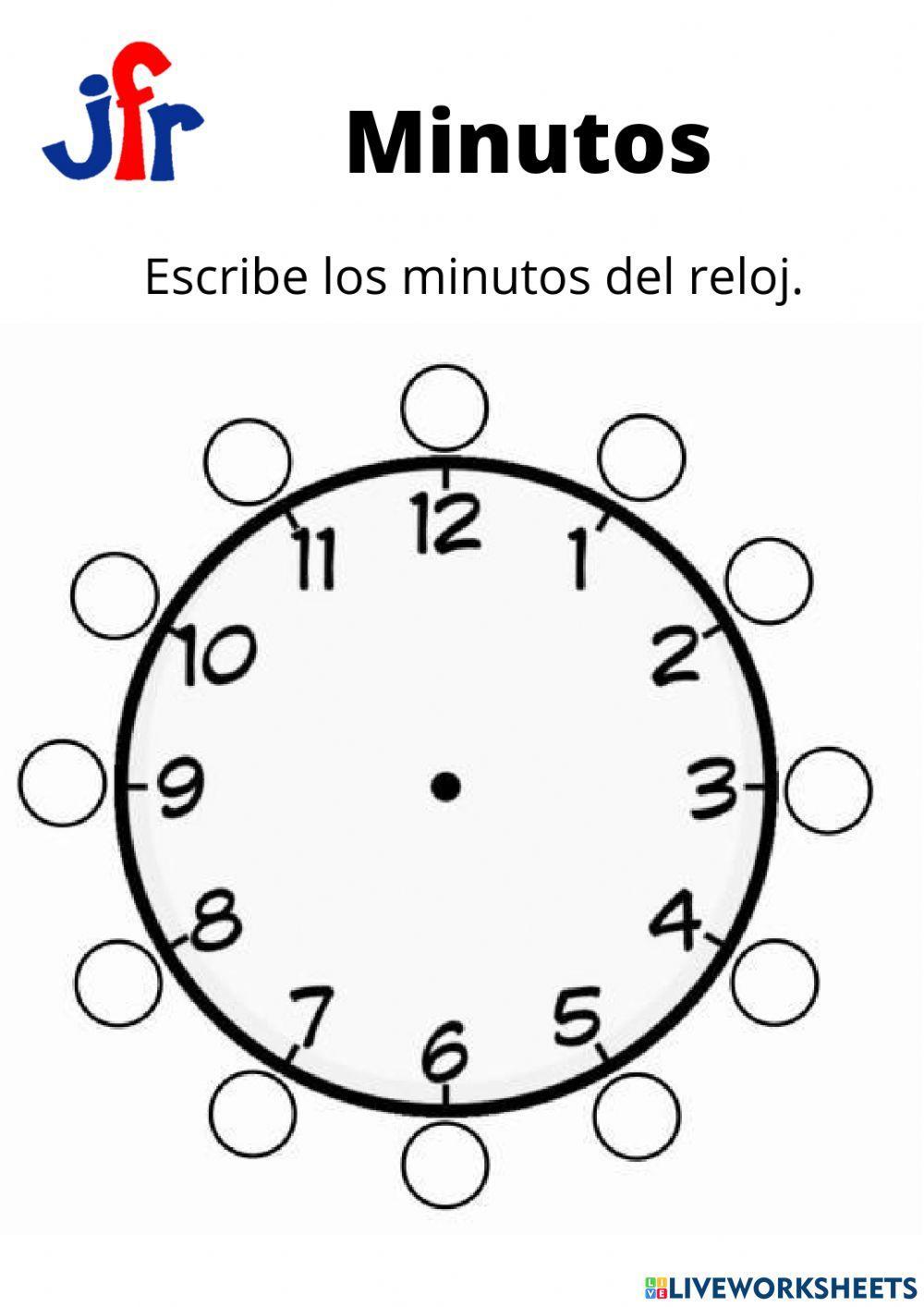 El reloj | Free Interactive Worksheets | 2072094