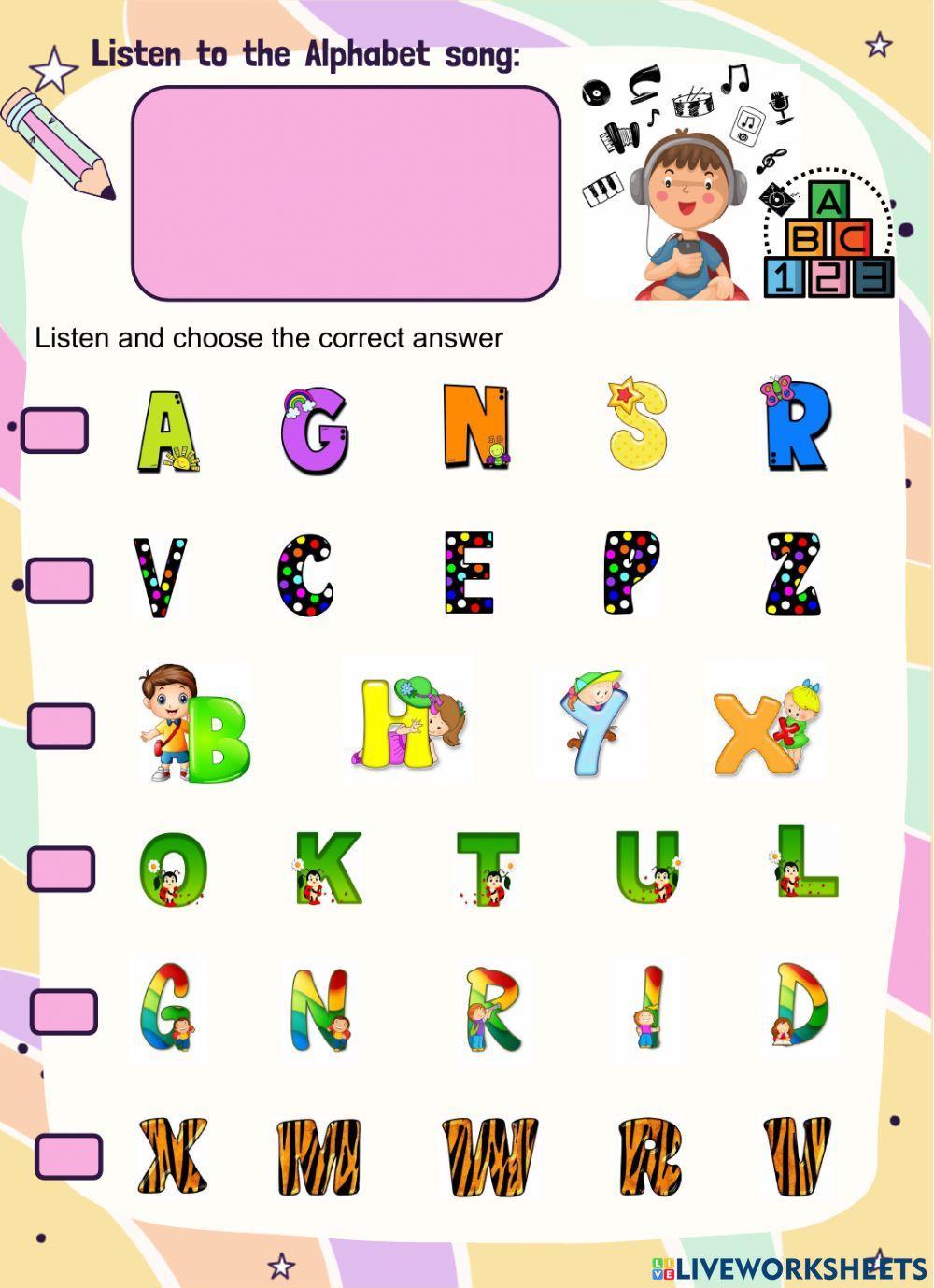 2072839 | The alphabet | millaresingles | LiveWorksheets