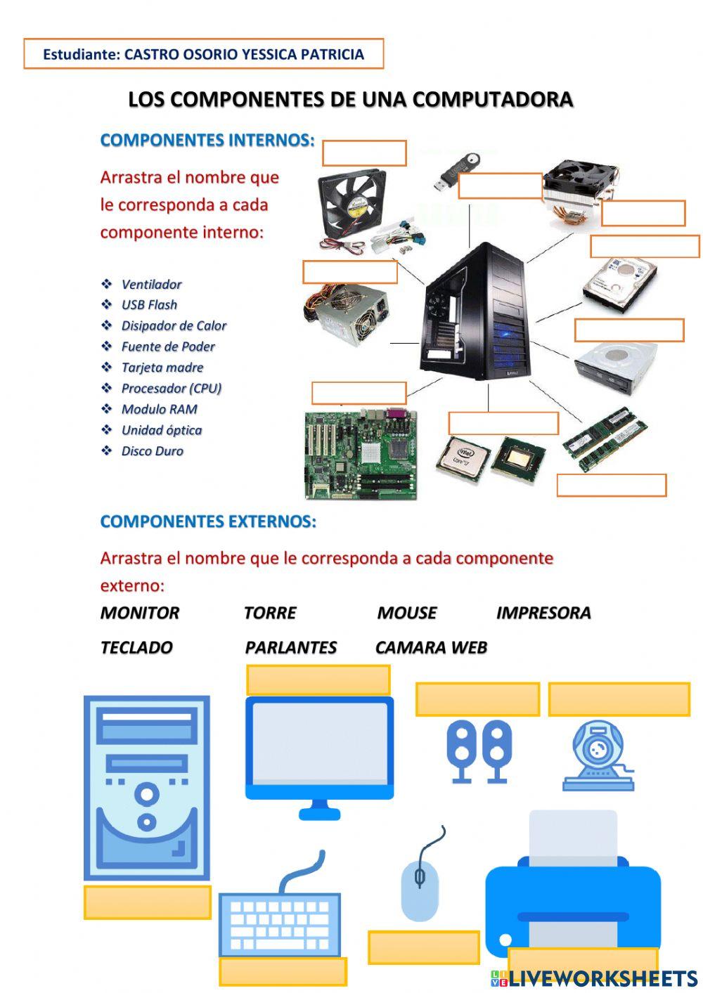 hardware componentes externos e internos