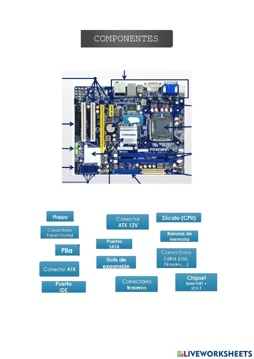 Placa Base 1852 | edusanrufo | Live Worksheets