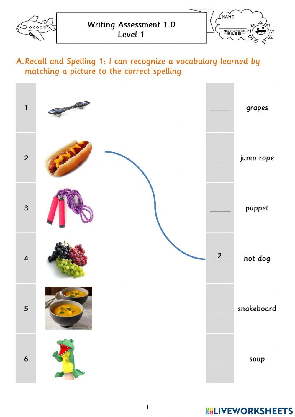 Book 1, Unit 7 - 9, Writing Assessment Prompts, 2022 worksheet | Live ...