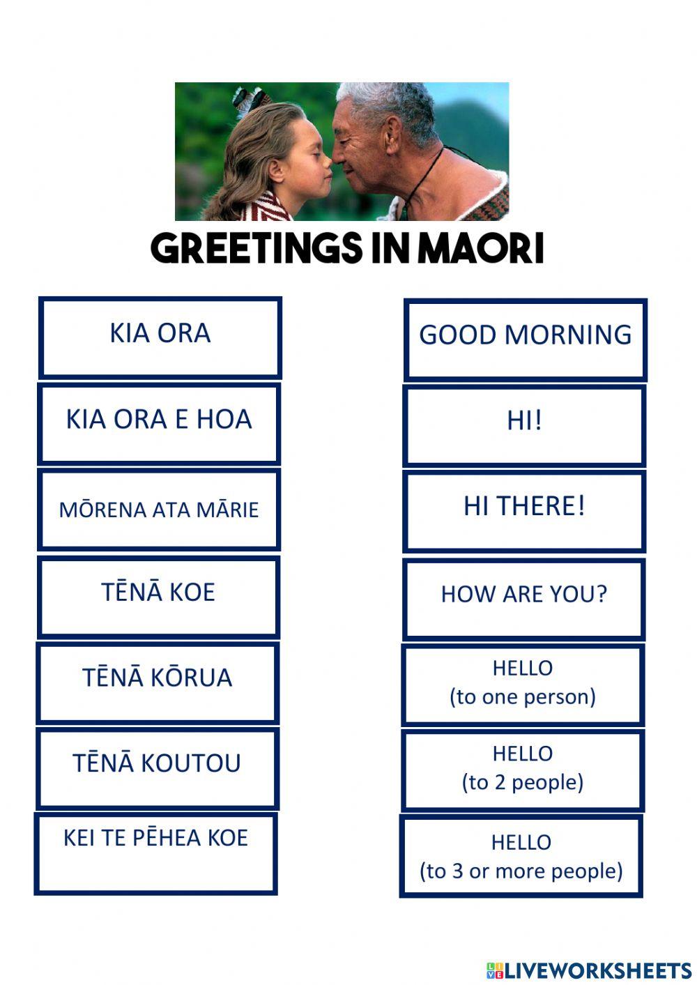 Greetings | Free Interactive Worksheets | 2073639