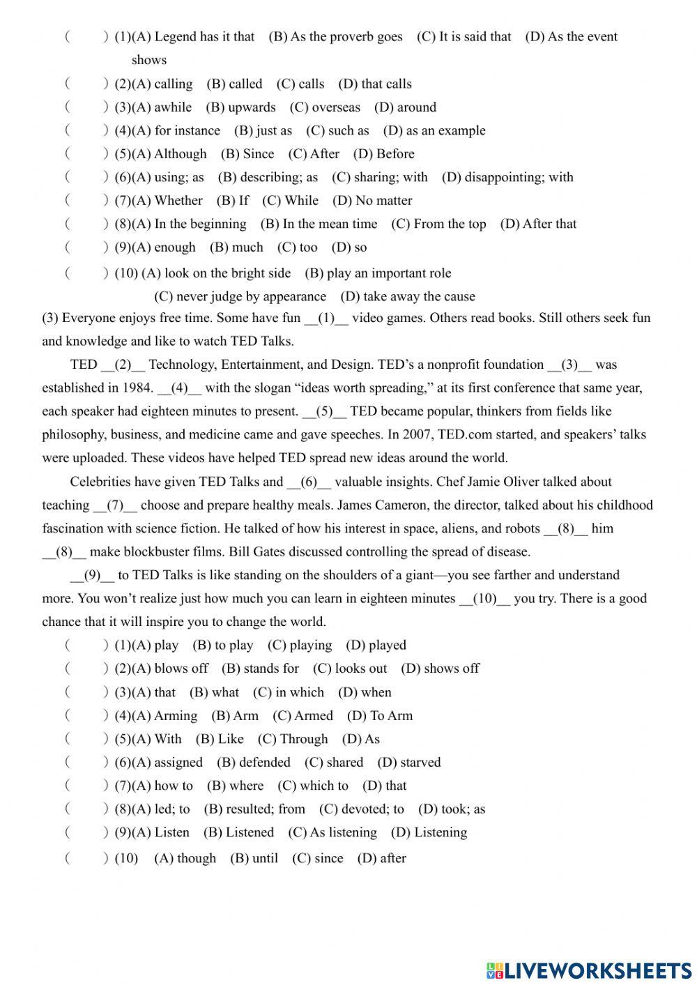 Rtrtr worksheet | Live Worksheets