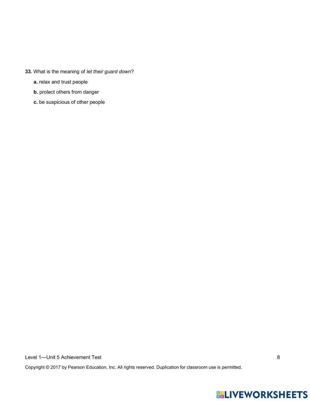 Summit 1 - Unit… | Free Interactive Worksheets | 4300454