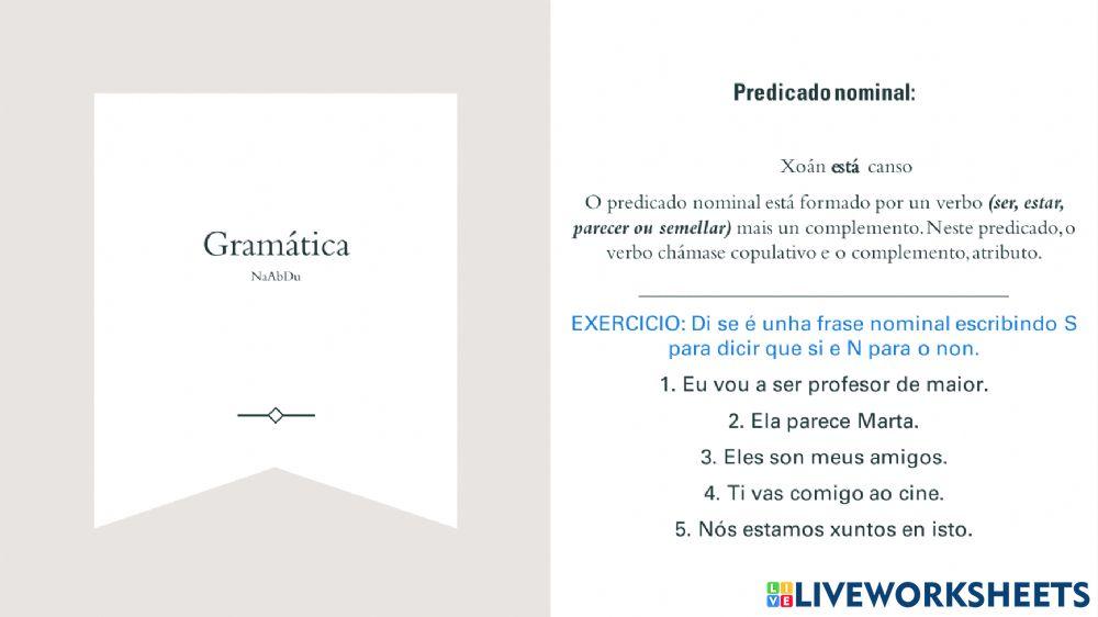 Galego interactive worksheet | Live Worksheets