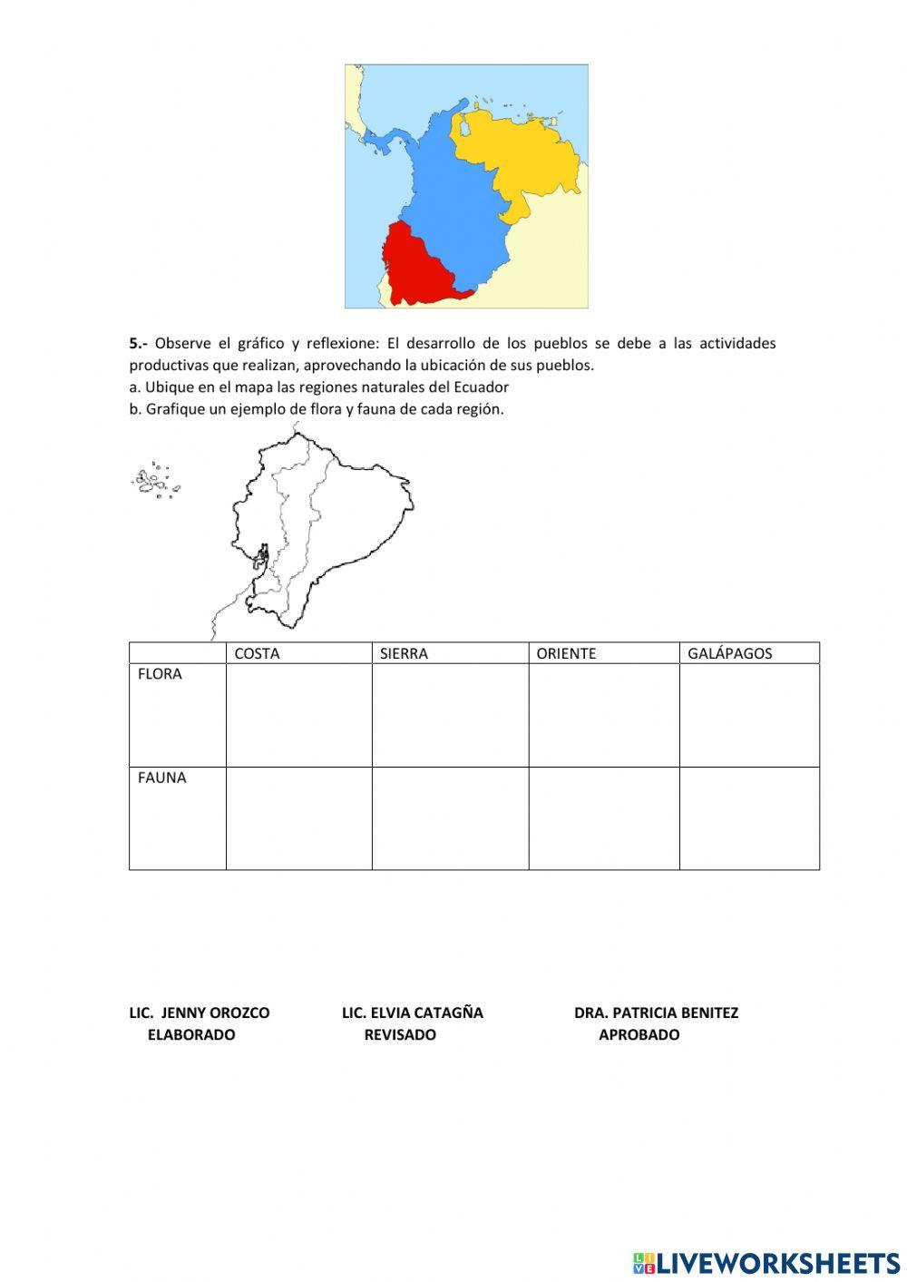 Evaluación EESS interactive exercise | Live Worksheets