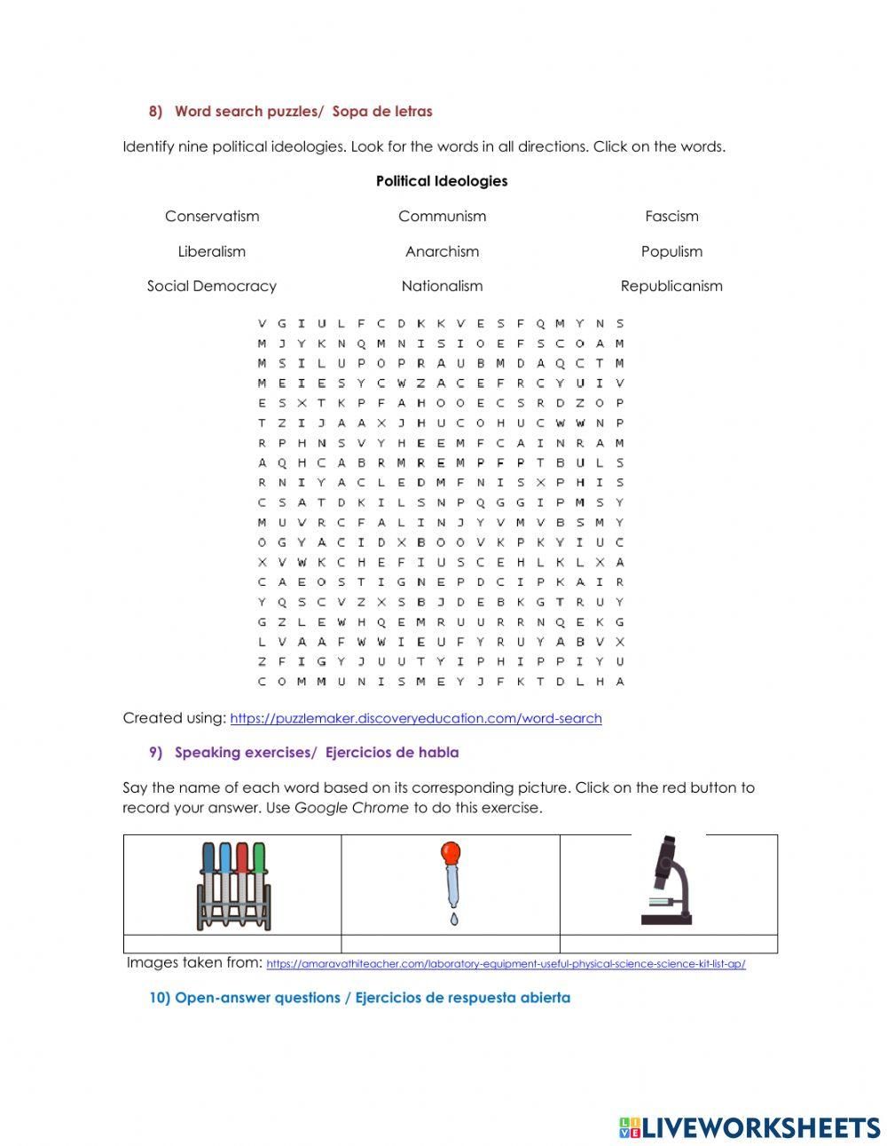 UCR WORKSHEET | Free Interactive Worksheets | 2076355