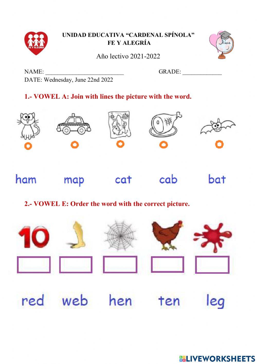 2nd lesson online exercise for | Live Worksheets