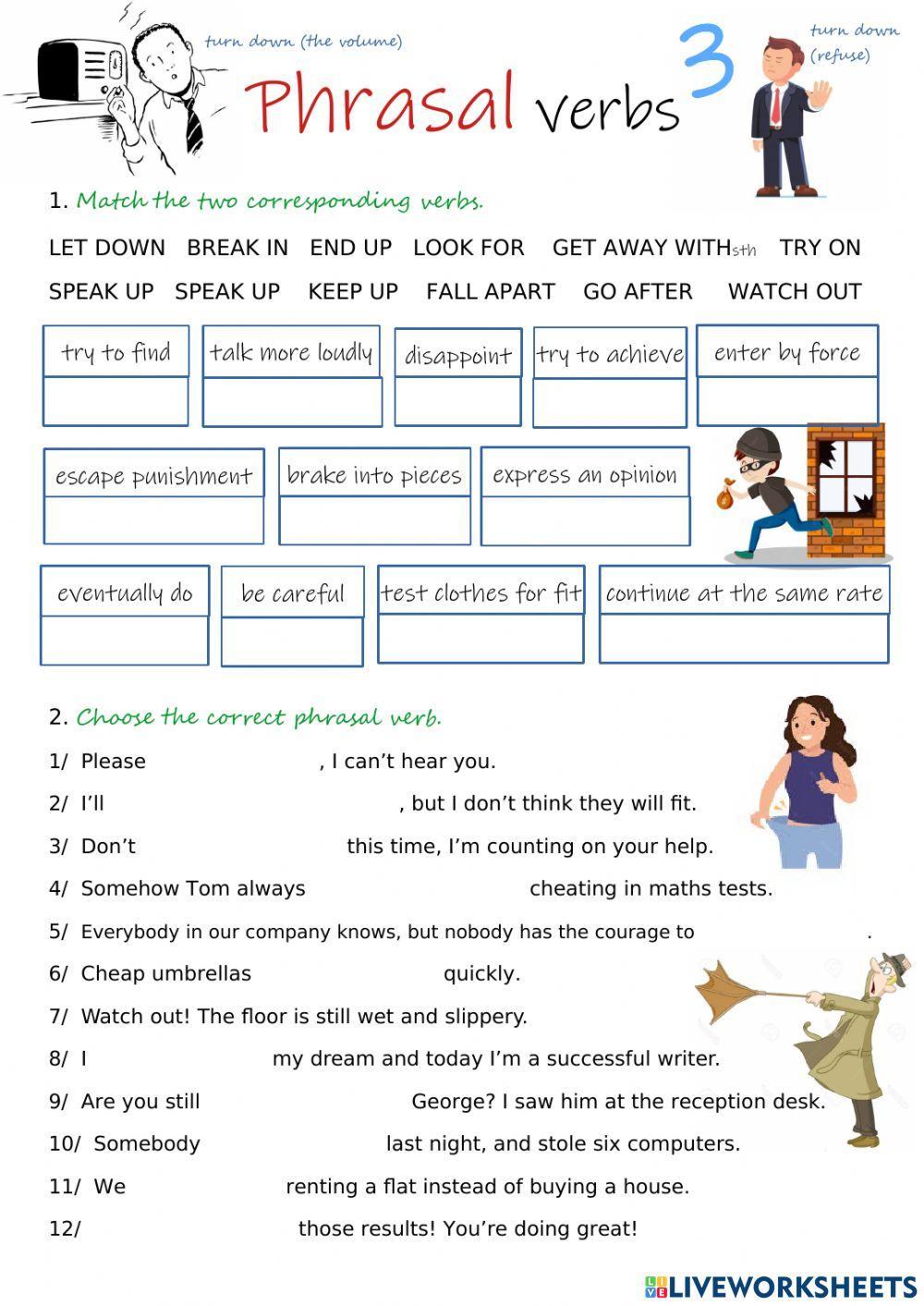 Phrasal Verbs-relationships Worksheet Live Worksheets, 56% OFF Phrasal Verbs-relationships Worksheet Live Worksheets, 56% OFF
