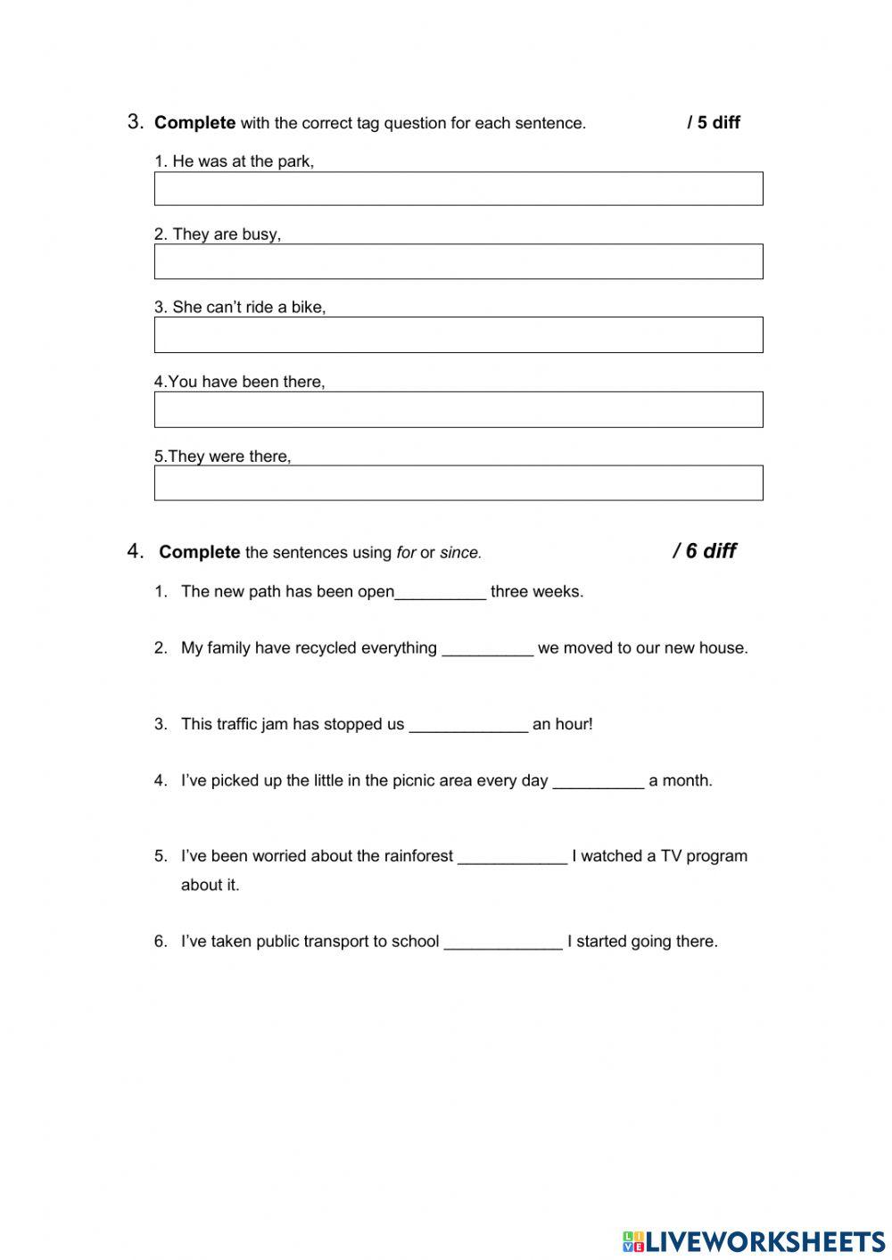 7th grade English test 2021-2022 worksheet | Live Worksheets