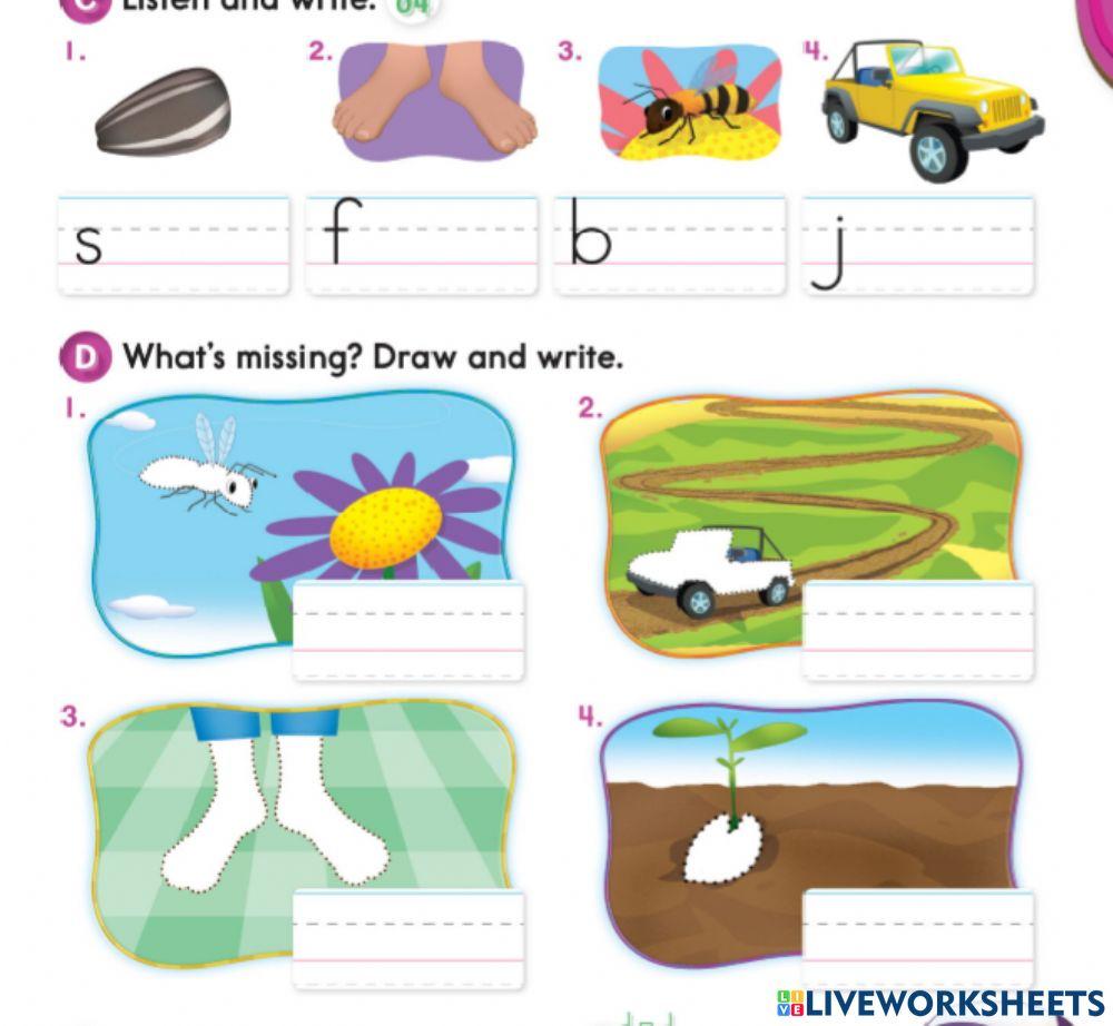 Phonics online exercise for 1 | Live Worksheets