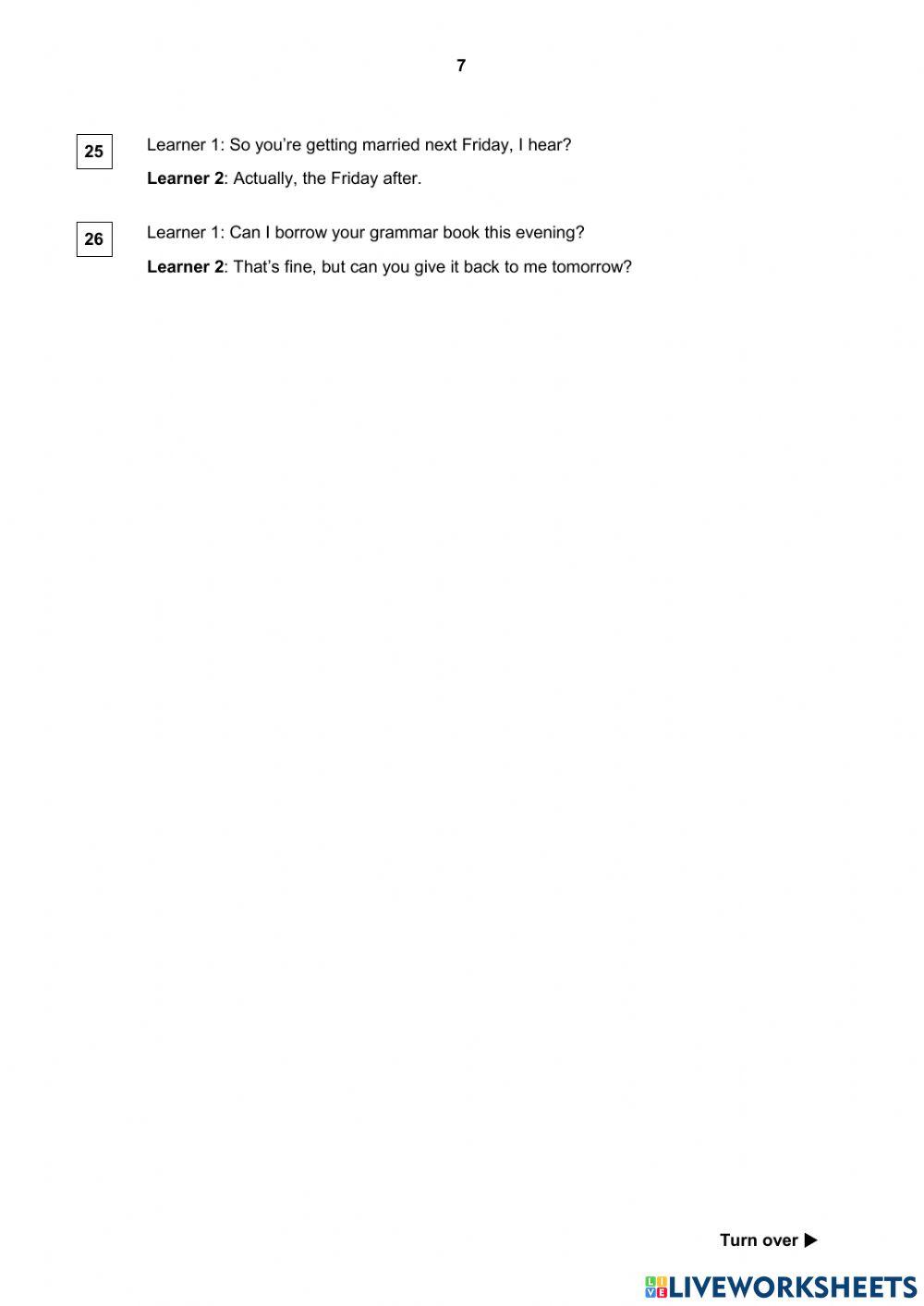 Tkt | Free Interactive Worksheets | 2078560