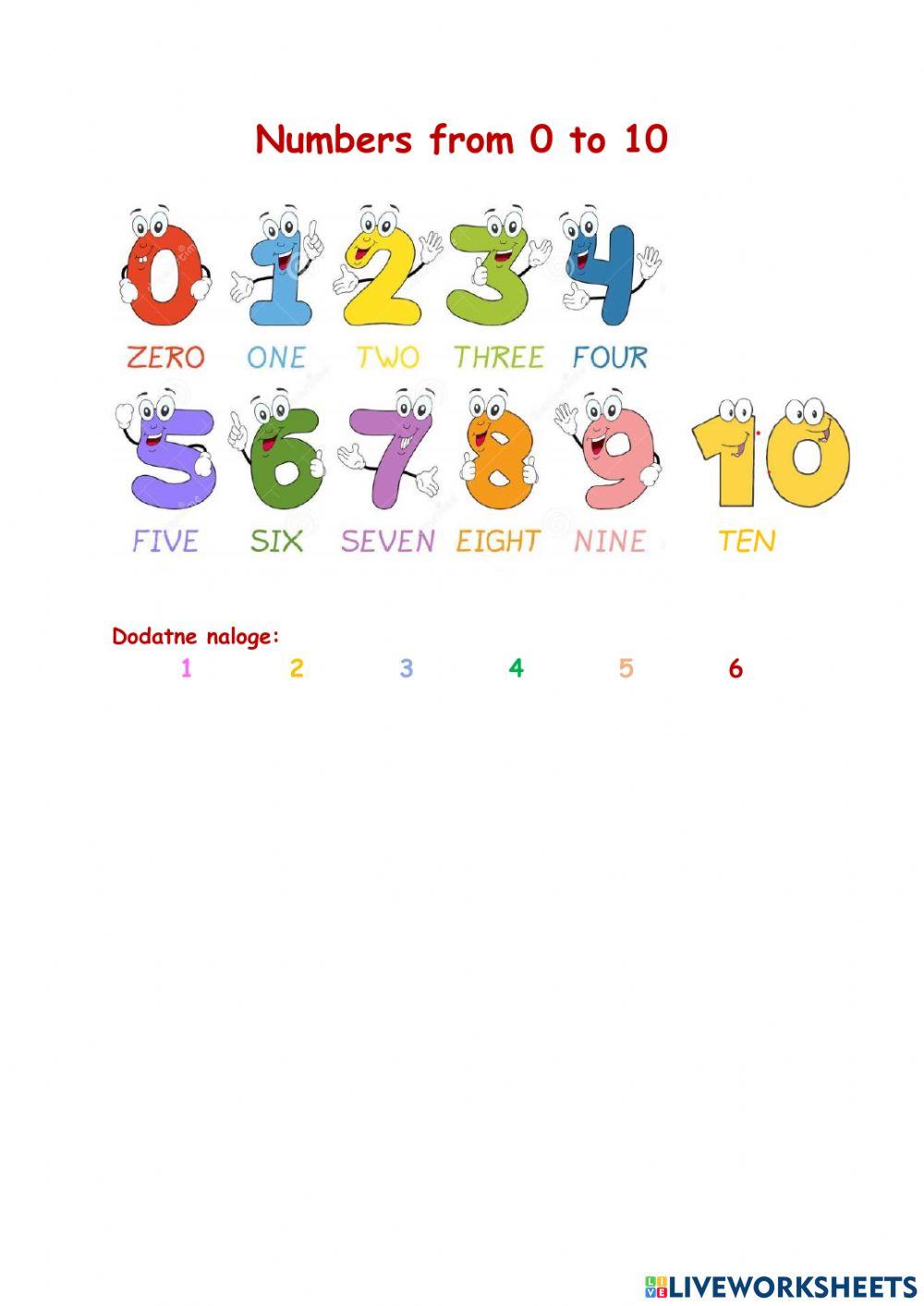 2079327 | Numbers from 0 to 10 | Nadja Bartol