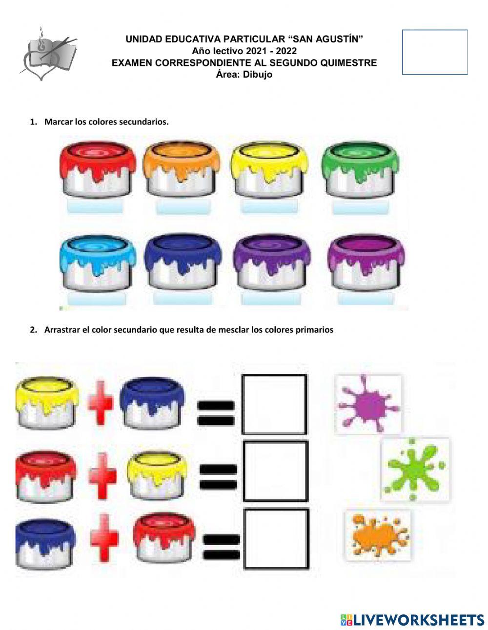 Prueba dibujo interactive worksheet | Live Worksheets