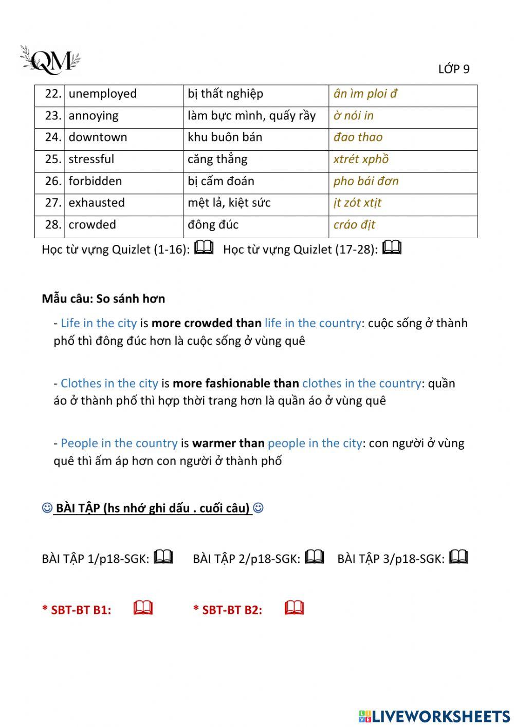 L9-u2 worksheet | Live Worksheets