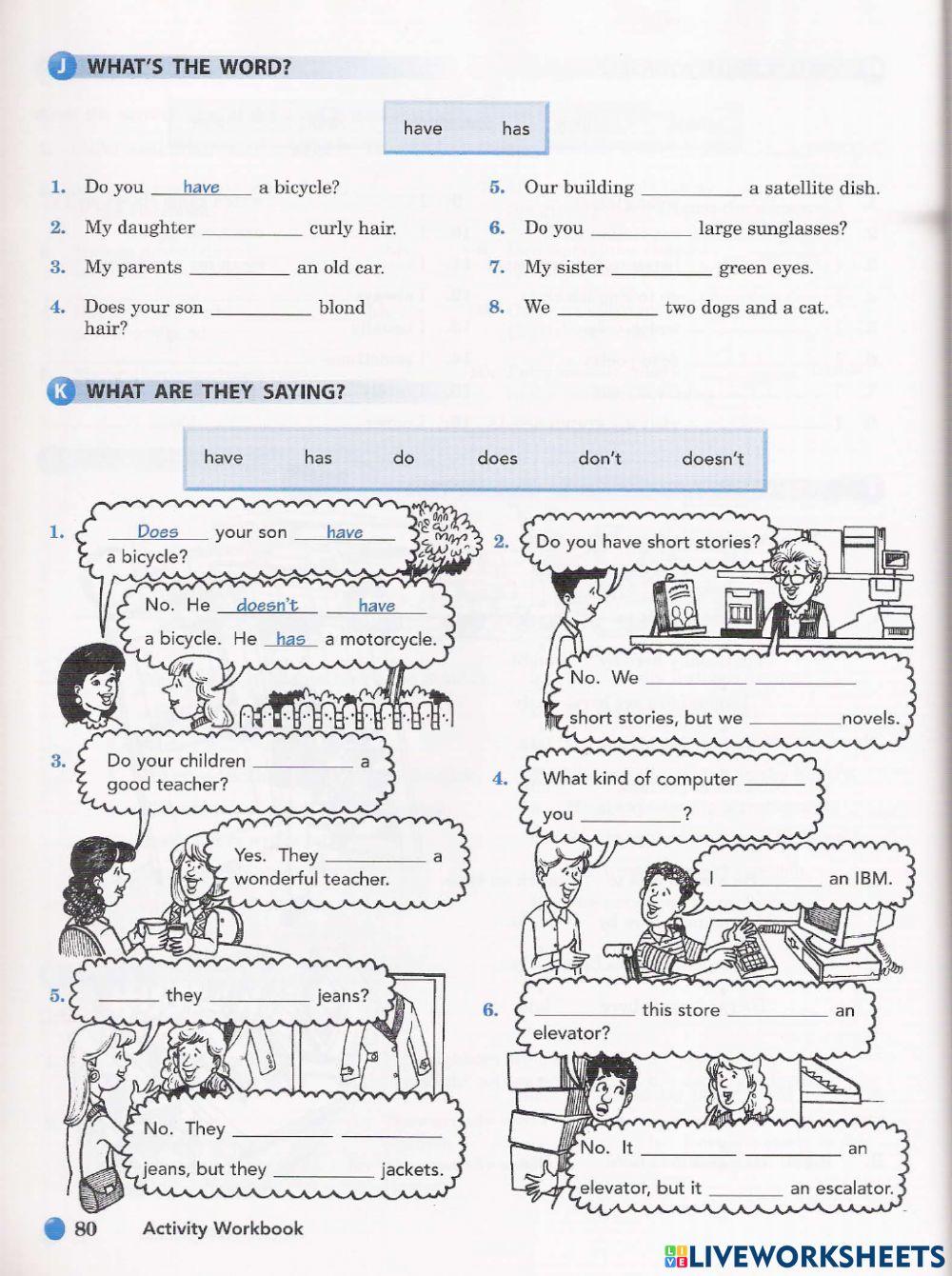 SB Unit 11 online exercise for | Live Worksheets