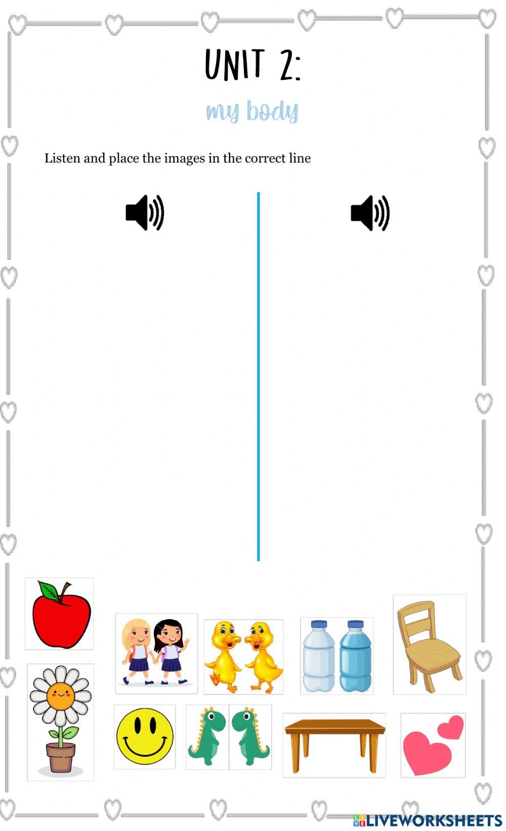 Numbers 1 - 2 worksheet | Live Worksheets