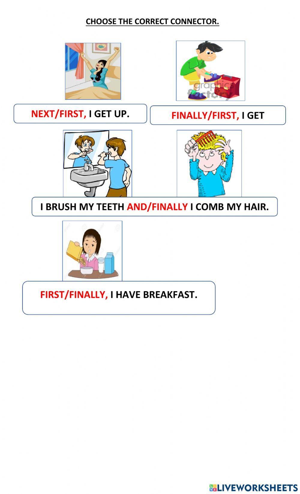 Connectors 2083440 | alegiussani | Live Worksheets