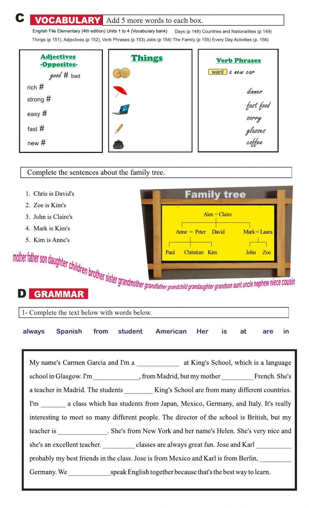 Elem A MOCK worksheet | Live Worksheets
