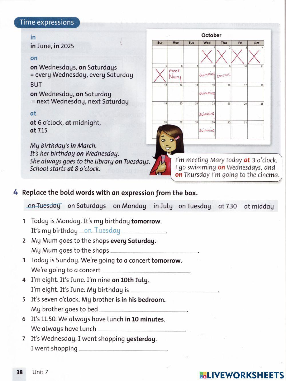 Free time 2083491 | Sol Grisel Golzman | Live Worksheets