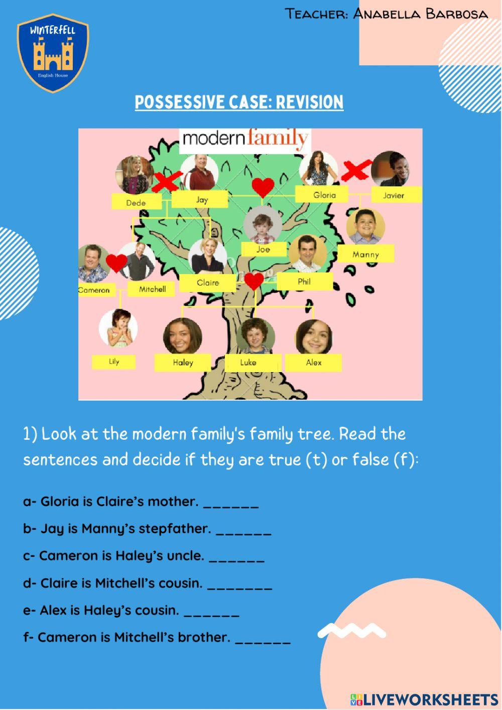 Possessive case exercise for elementary | Live Worksheets