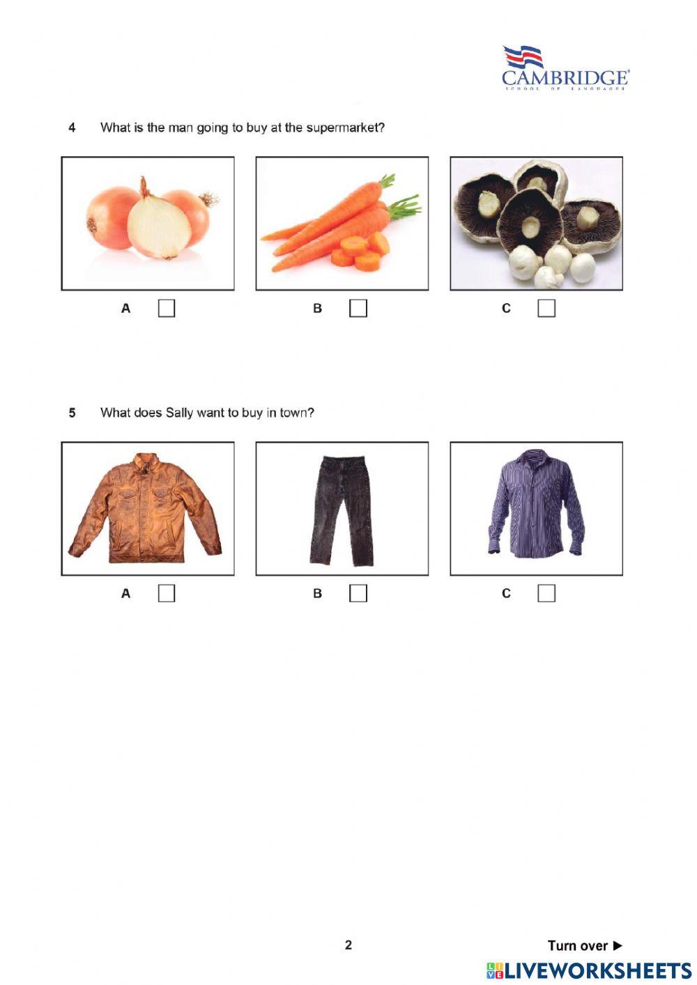 LISTENING MOCK online exercise for | Live Worksheets