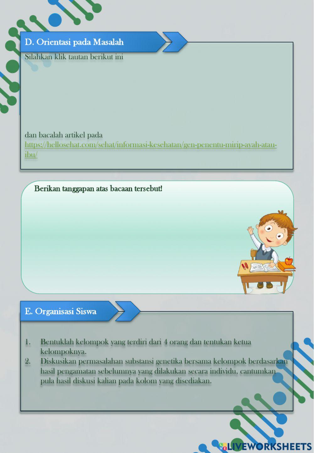 LKPD POLA-POLA HEREDITAS online exercise for | Live Worksheets