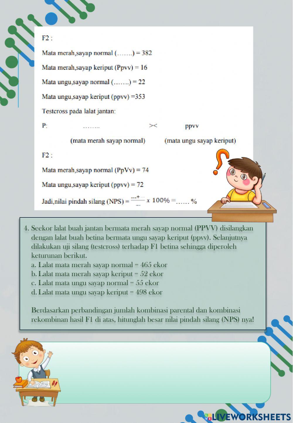 LKPD POLA-POLA HEREDITAS online exercise for | Live Worksheets