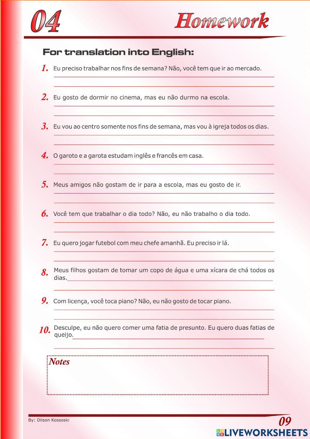 Top English - book 1 lesson 4 homework 2061315 | Ana
