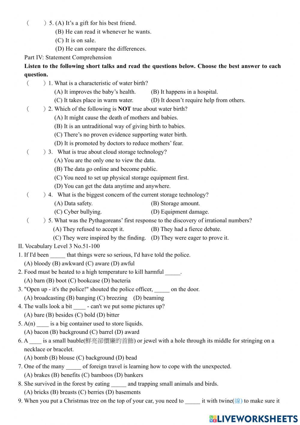 KatsumiLiu | Rtttttttt 2061607 | LiveWorksheets