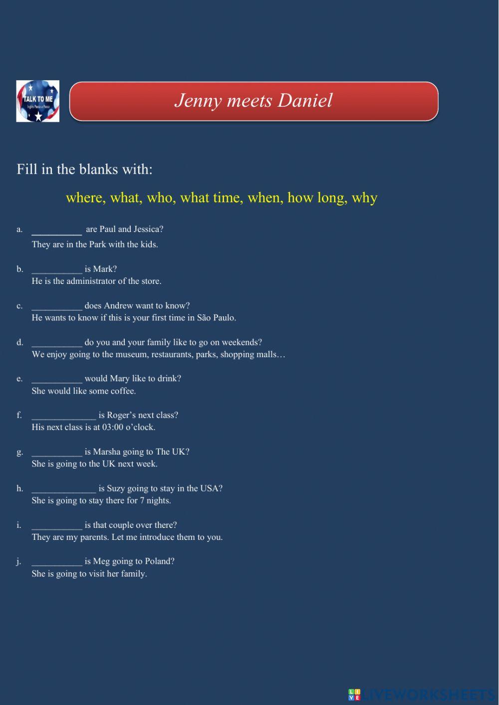 Practical English 6 worksheet | Live Worksheets