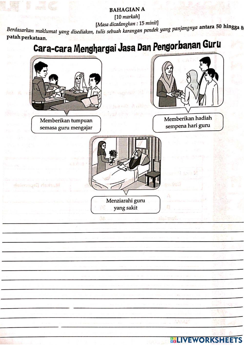 Kertas 2 PT- | Free Interactive Worksheets | 2062113