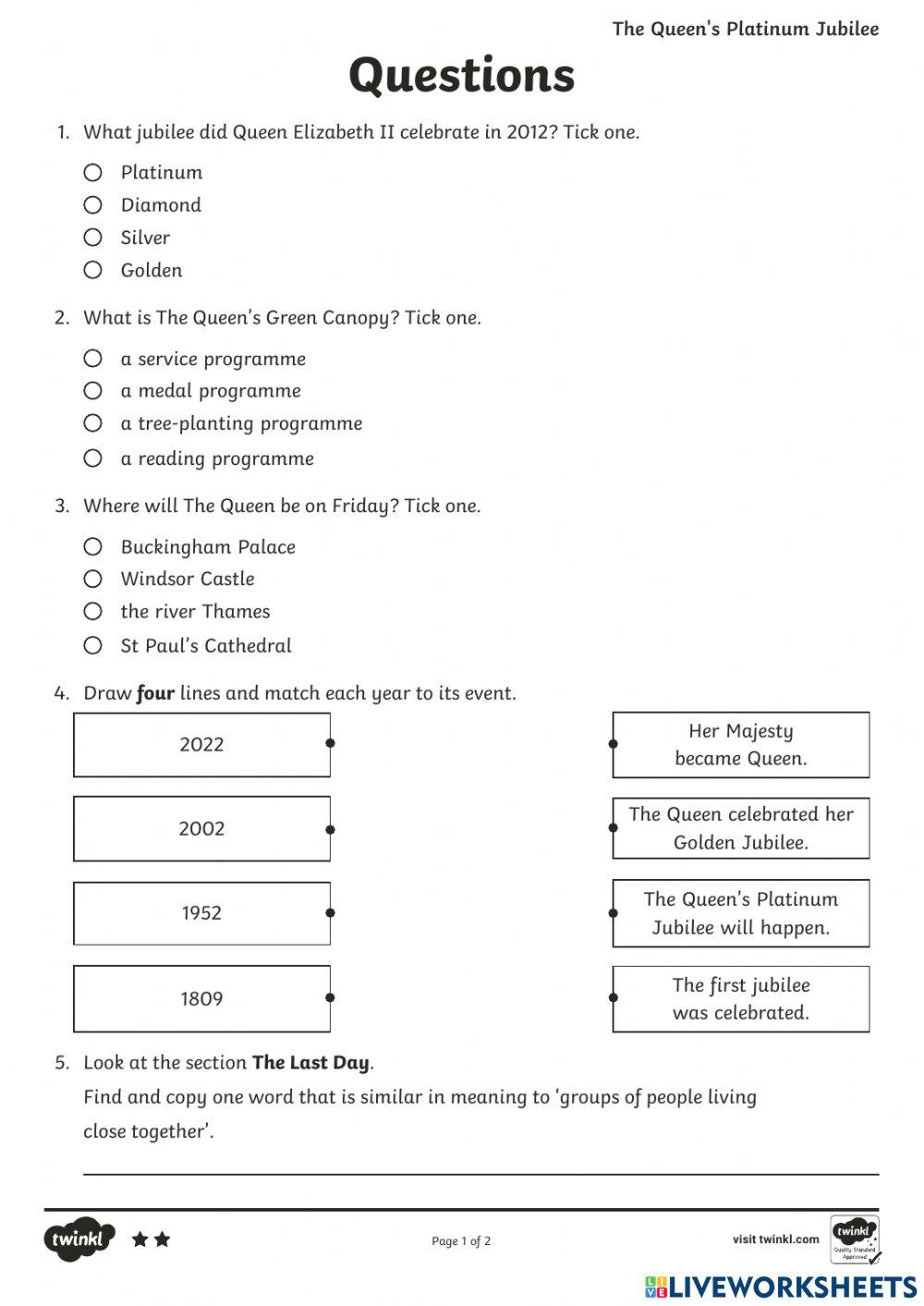 M English Term 3 Week 9 Lesson 3 and 4 online exercise for | Live ...