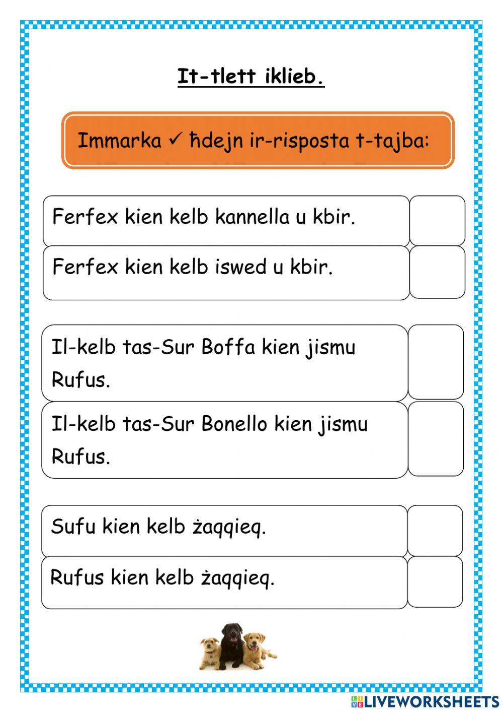 Tlett iklieb - Fehim mis-Smigh 3597295 | Ann Marie Zammit