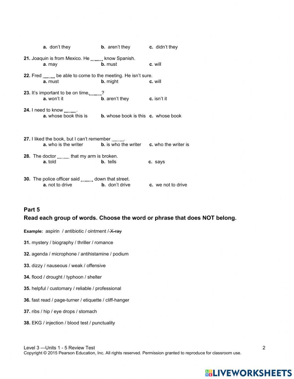 modulo 3..... online exercise for | Live Worksheets
