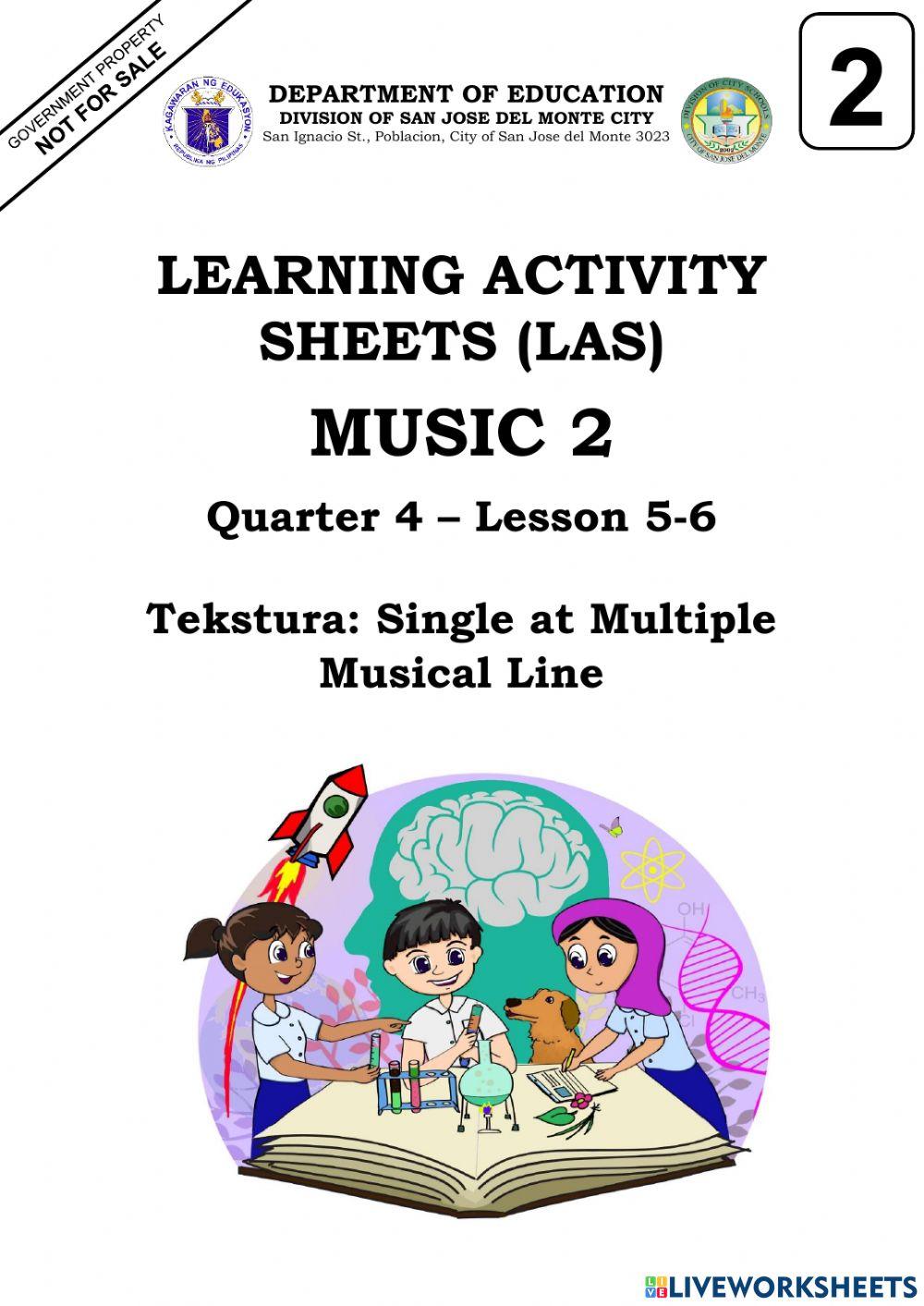 Q4-MUSIC-ARTS-LESSON 3 online exercise for | Live Worksheets