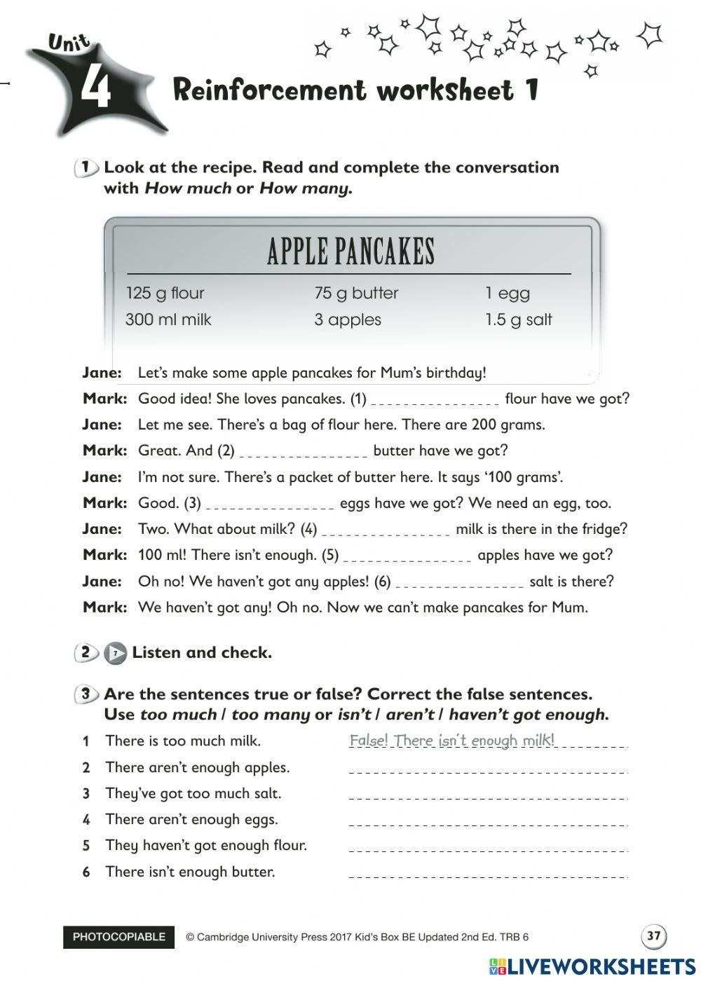 6882497 | Reinforcement Worksheet 1 | arueda
